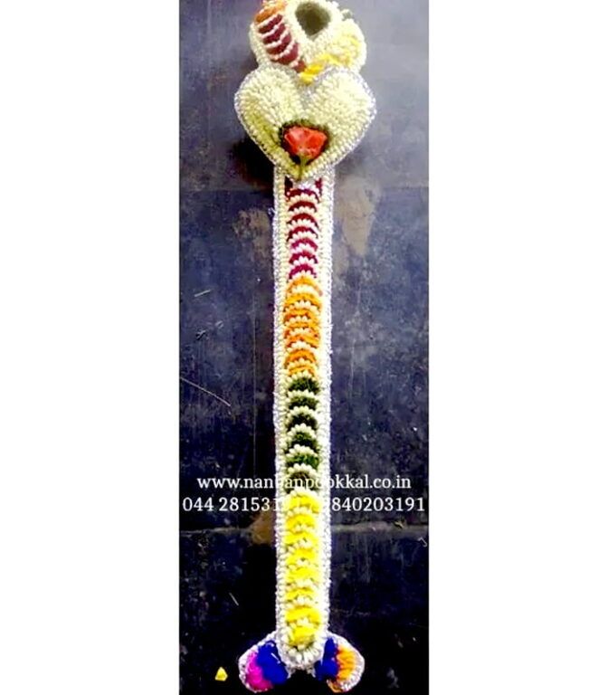 Fresh Flower Wedding Jadai for Traditional South Indian Bridal ...