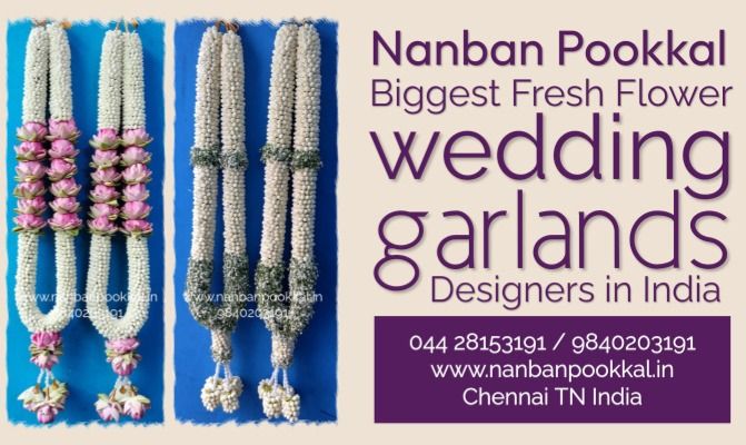 Flower Vasakal Maalai | Nanban Pookkal - Biggest fresh flower Wedding ...